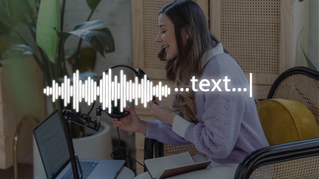 Transcripción de audio a texto con IA - internet en mi zona